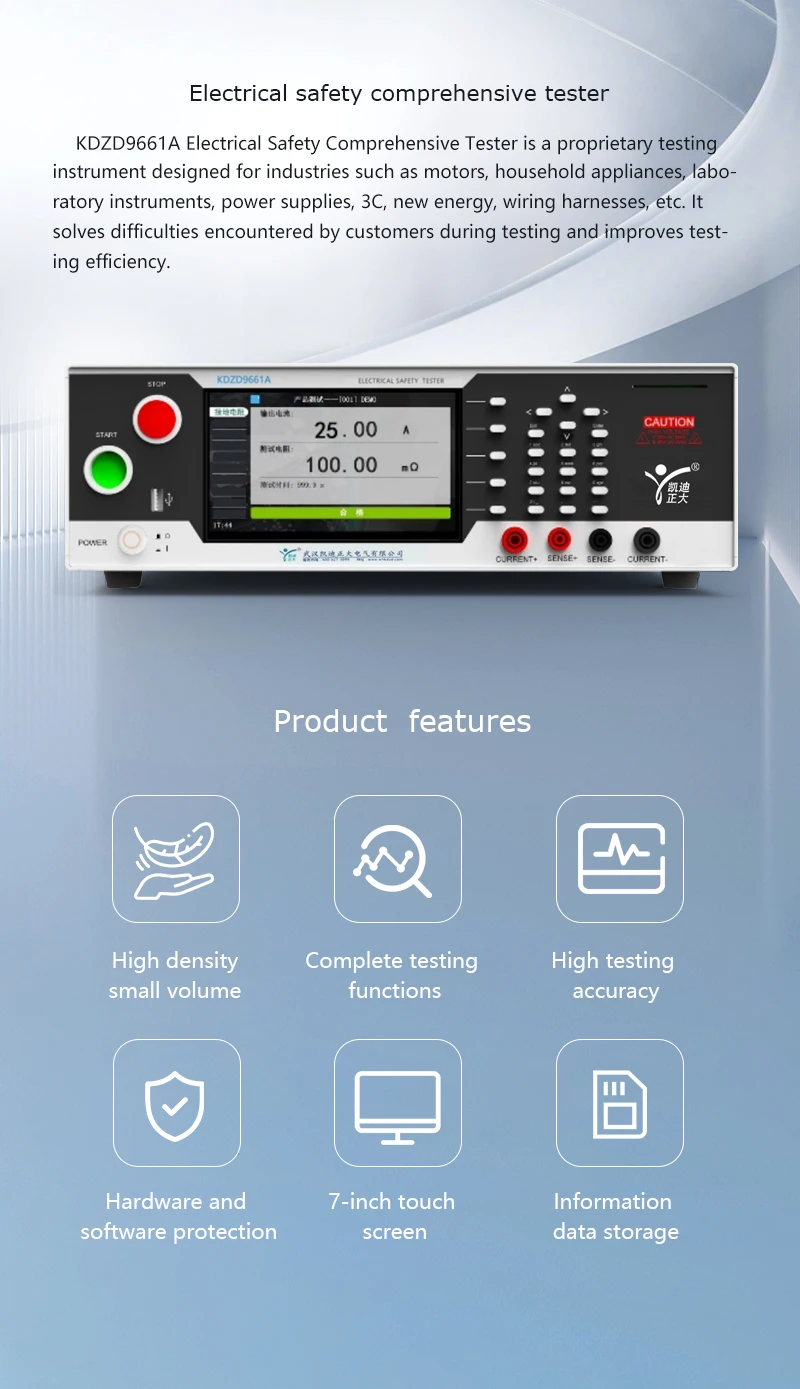 Kdzd9661a Ac/dc Program-controlled Precision Safety Tester ...