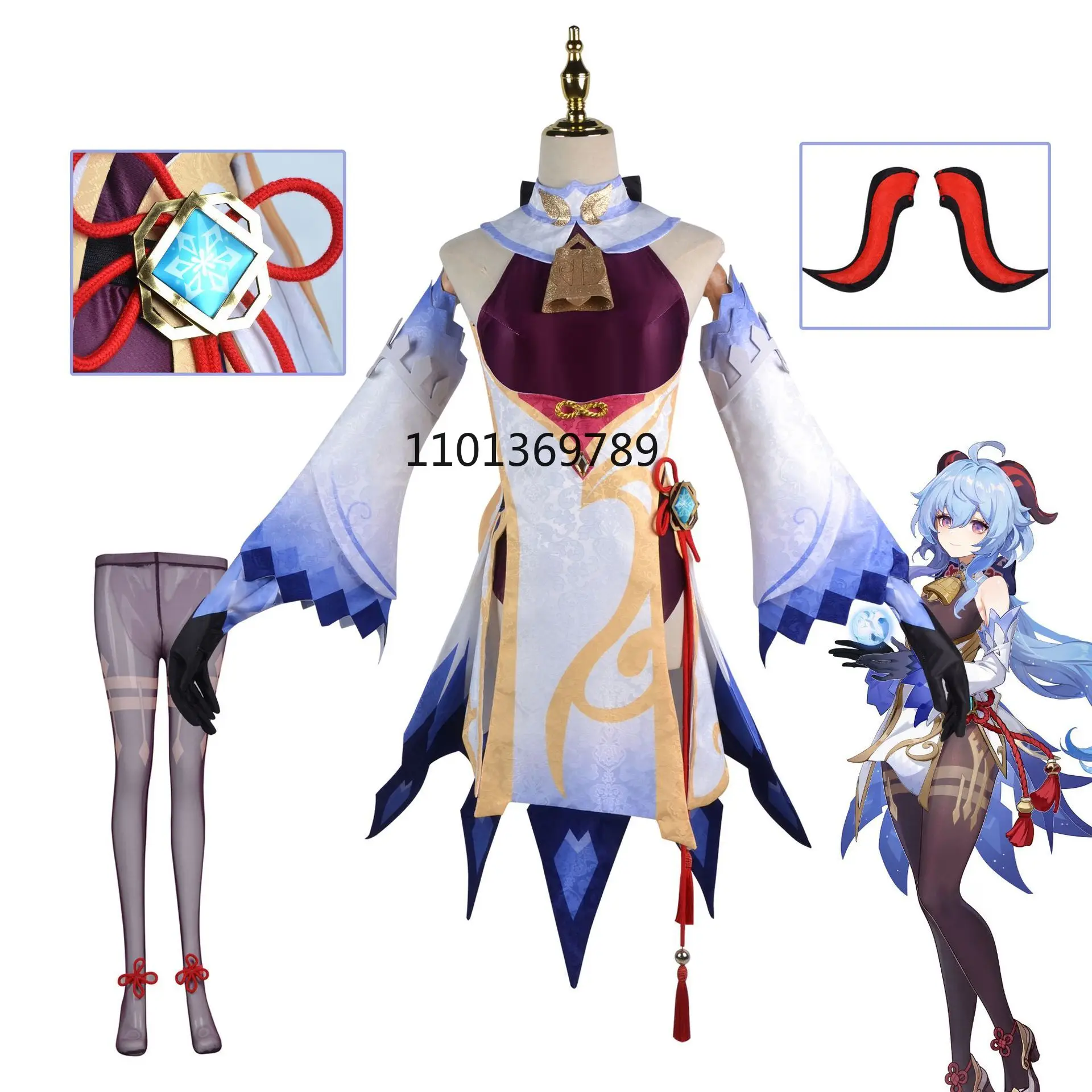 Custom Genshin Impact Ganyu Cosplay Costumes Genshin Impact Cosplay ...