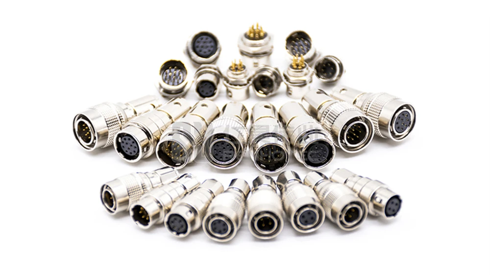 Waterproof 6 Pin Connector Hr10a-7p-6s Metal Color Connector 6poles 10 ...