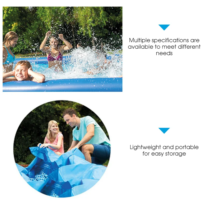 INTEX 10FT X 30IN Inflatable Easy Set Above Ground Family Swimming Pool ...
