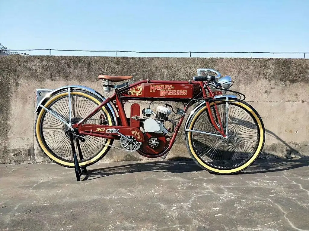 Vintage Style WHIZZER BIKE Motorized Bicycle with Pedals