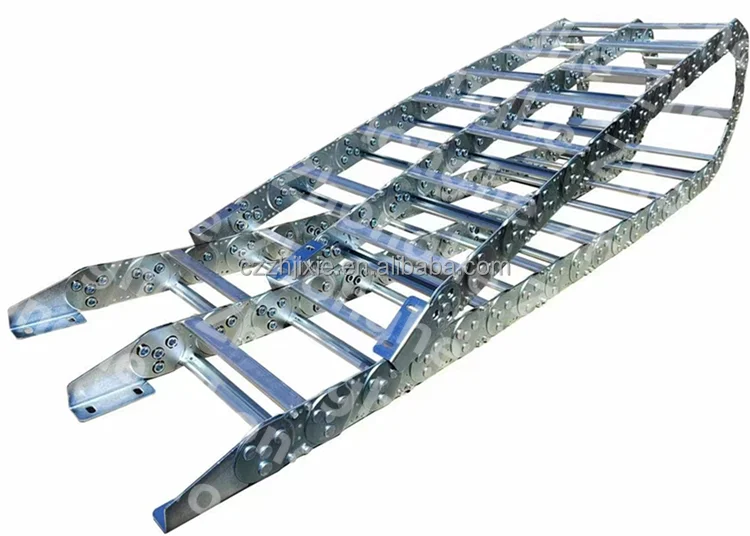 Heavy Duty Enclosed and Bridge Type Steel Drag Chain Cable and Hose ...