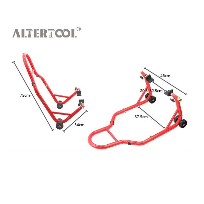 750lb Motorcycle Single Sided Rear Stand Lift Paddock Rear Motorcycle ...