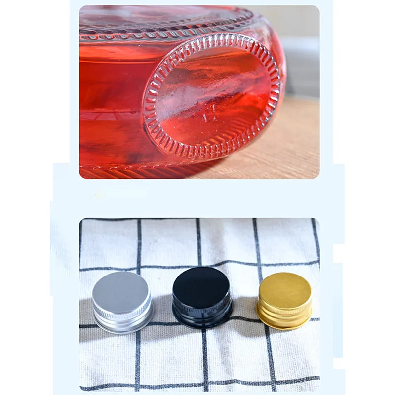 Creative Circular Cold Extraction Bottle 500ml Fruit Wine Bottle ...