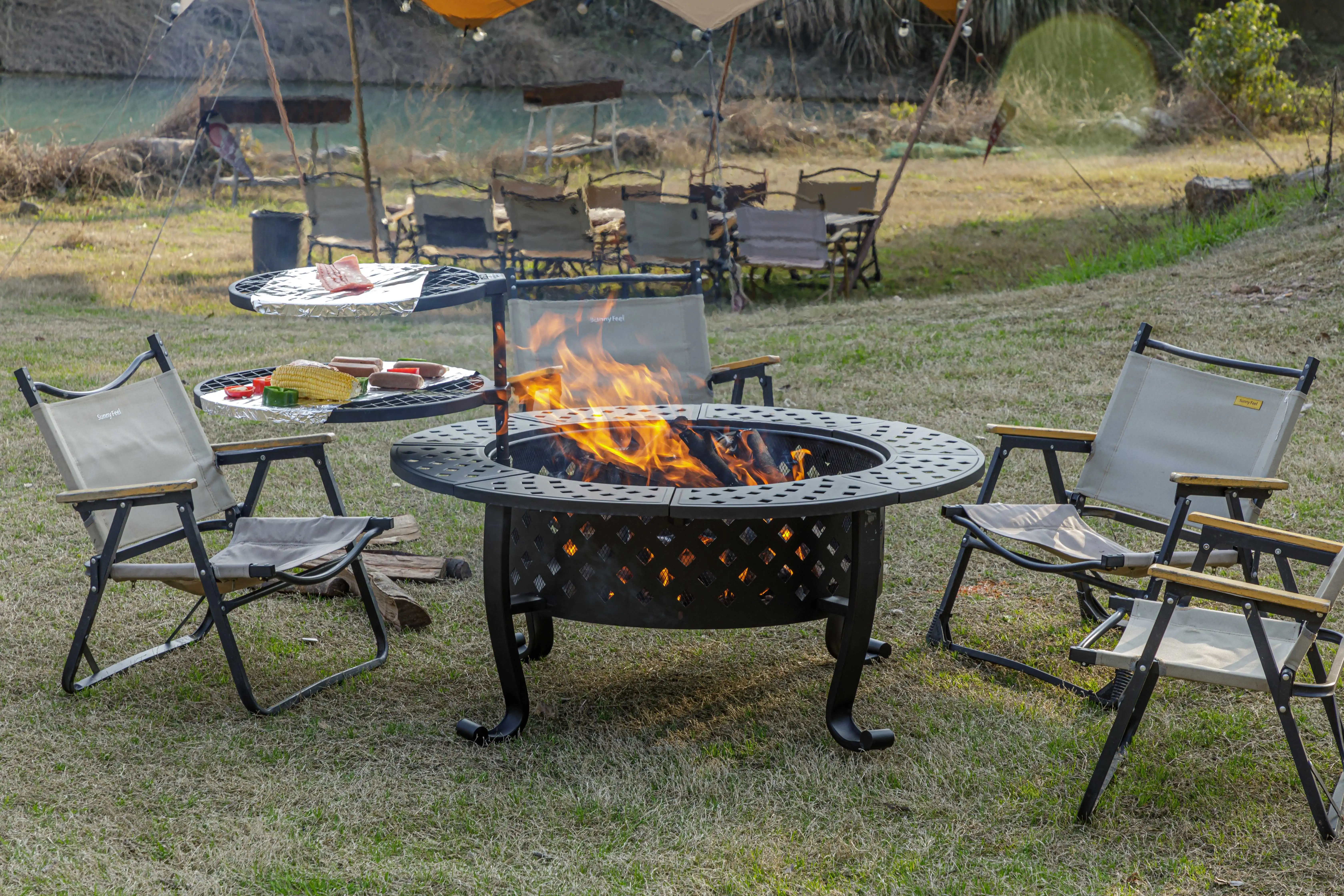 Metal Wood Burning Outdoor Fire Pits - Affordable & Durable