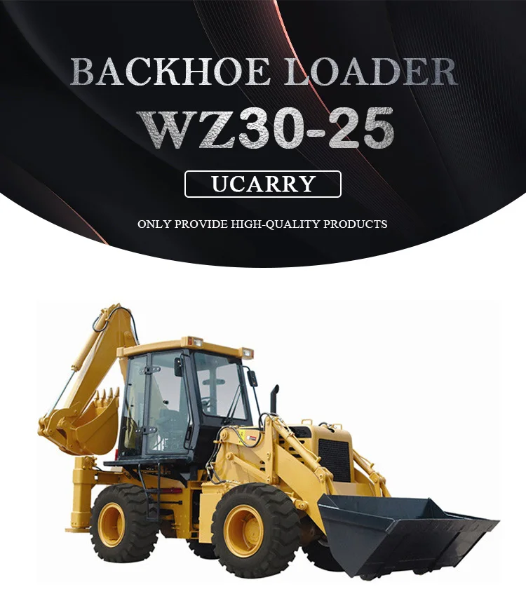 Articulated Excavator Front End Loader with Backhoe – Mini Wheel Loader ...