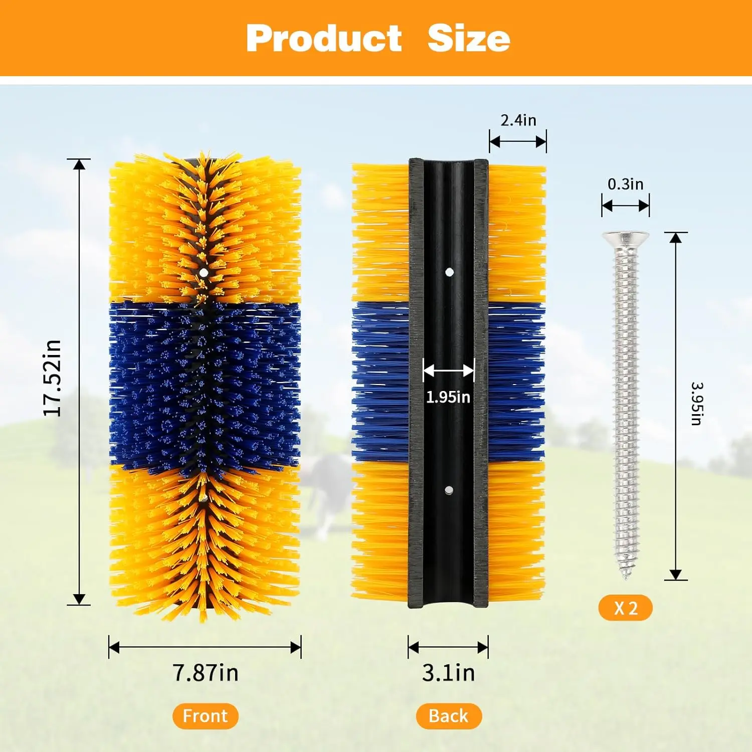 Classical Model Cattle Livestock Massage Scratching Cleaning Brush For ...