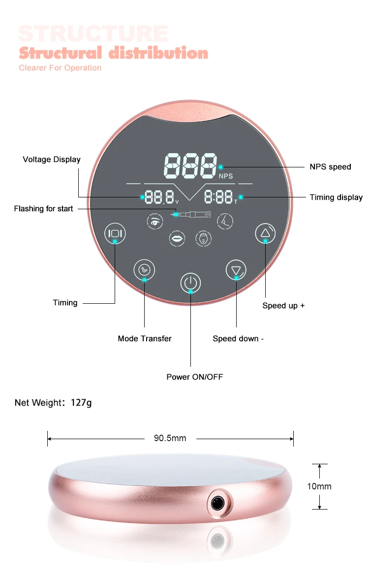 Dermografo Professional Microblading Biomaster P90 Kit