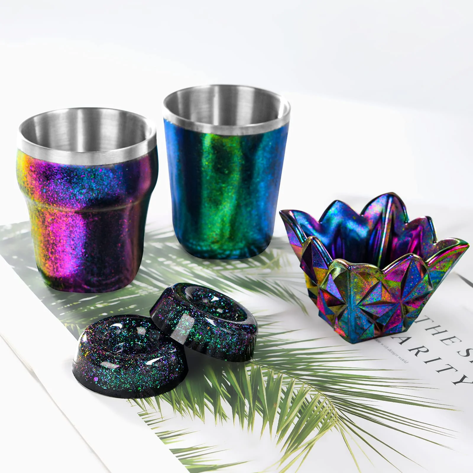 Cosmetic Chameleon Flake Color Shifting Effect Nail Chrome Holographic ...