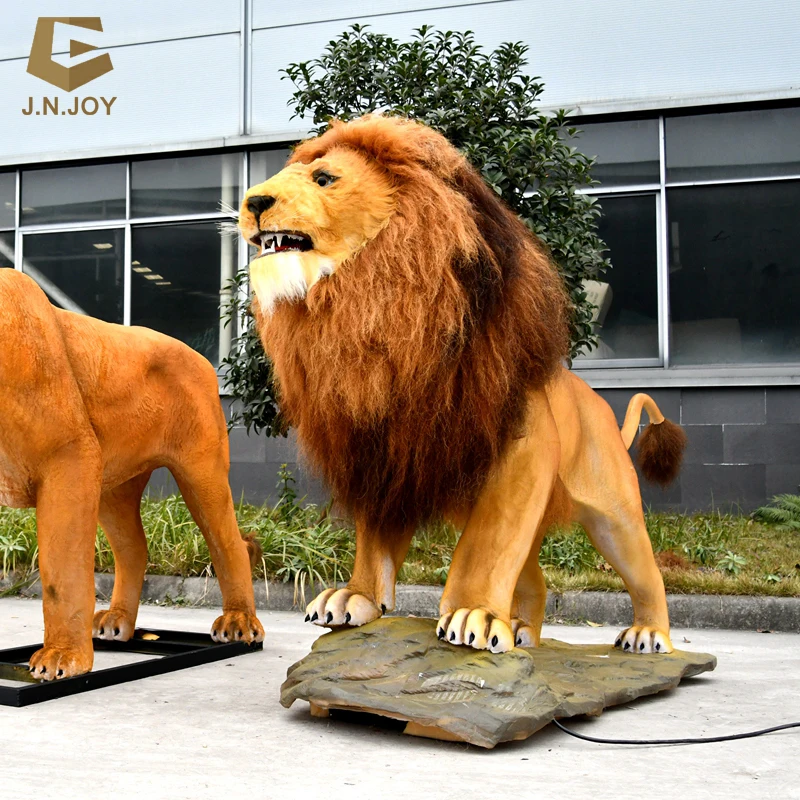 Lion Animatronic - Realistic Handmade Model for Parks