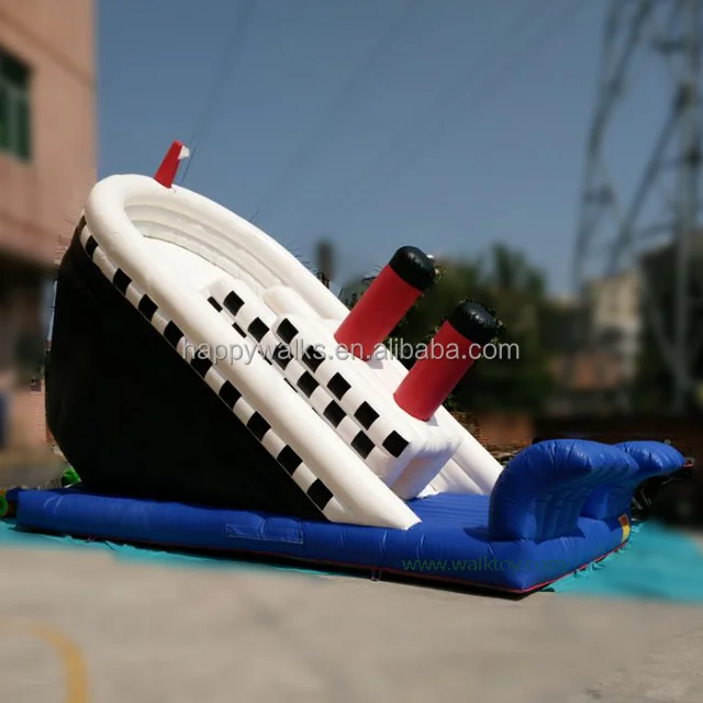Titanic Themed Inflatable Slide Titanic Themed Inflatable Slide ...