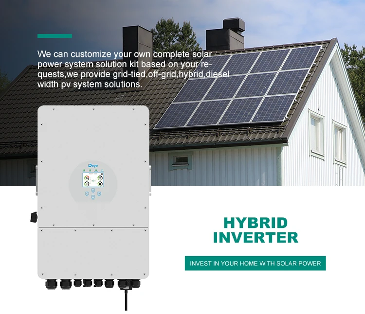 Deye Solar Inverter 3 Phase Grid Connect Hybrid 220v 8kw 10kw 112kva ...