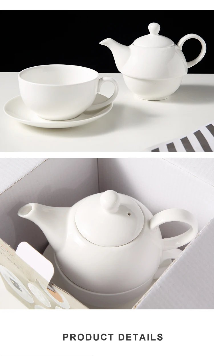 WEIYE Ceramic Tea Pot Set - Durable & Sustainable Porcelain