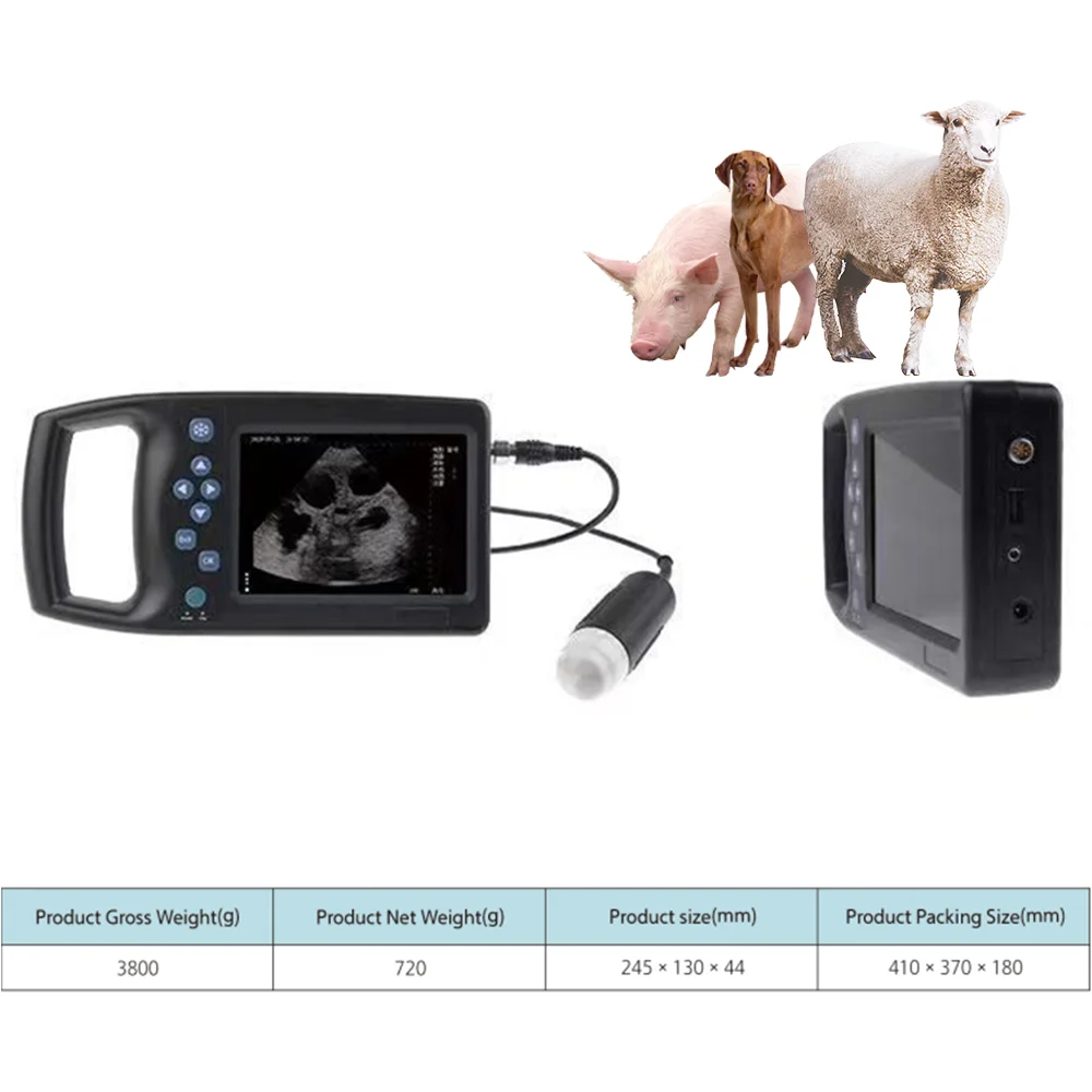 Pigs Dogs Cats Handheld Vet Palm Ultrasound Scanner Veterinary B Mode ...