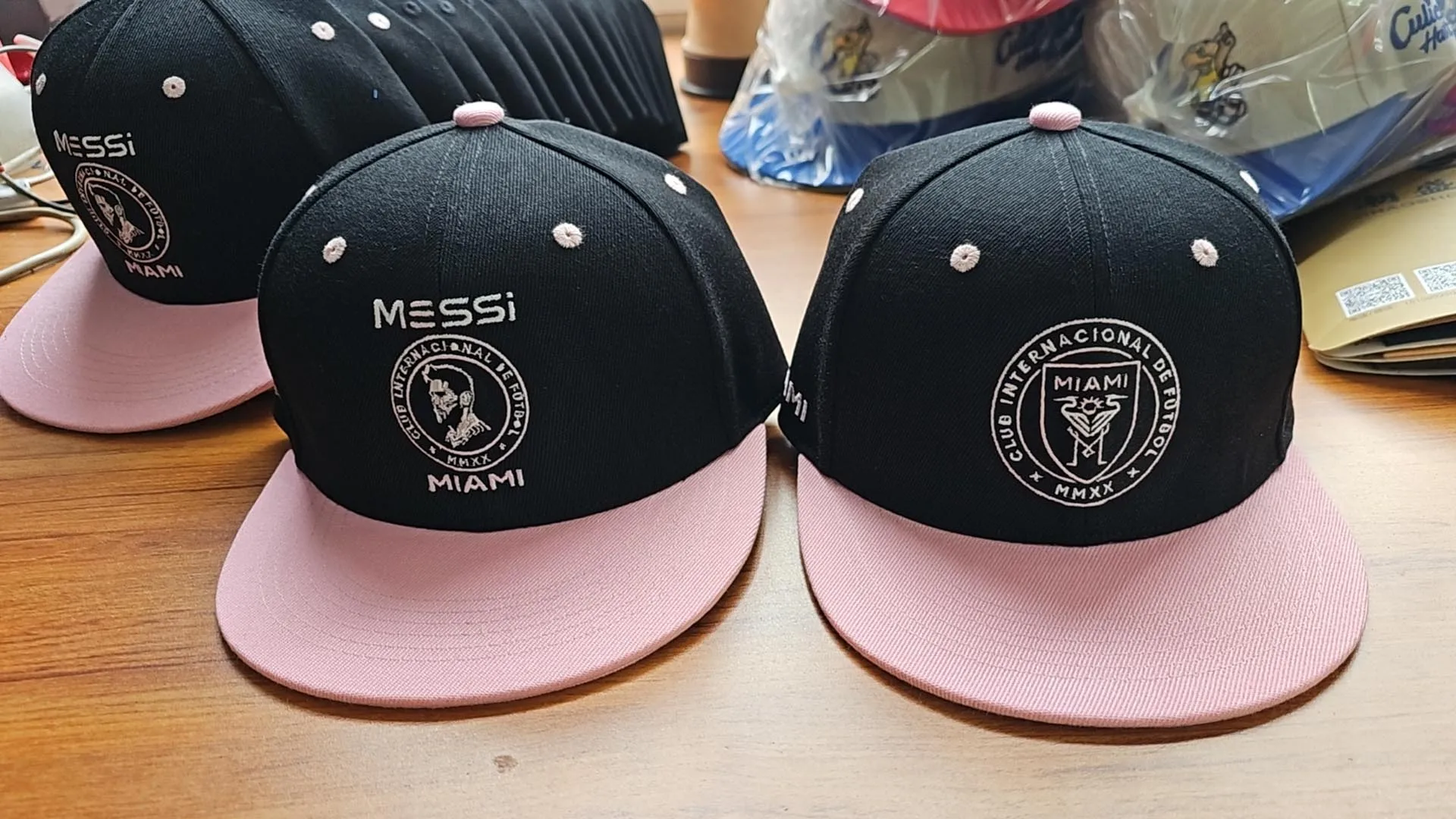 Oem Brand Designrer Flat Brim 5 6 Panel Black Baseball Hat 3d Puff ...