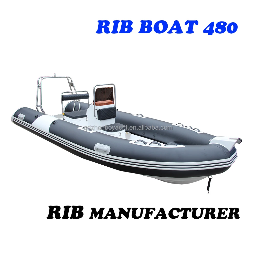 Zhenbo Customized Fiberglass Hull Center Console Rib 4.8m