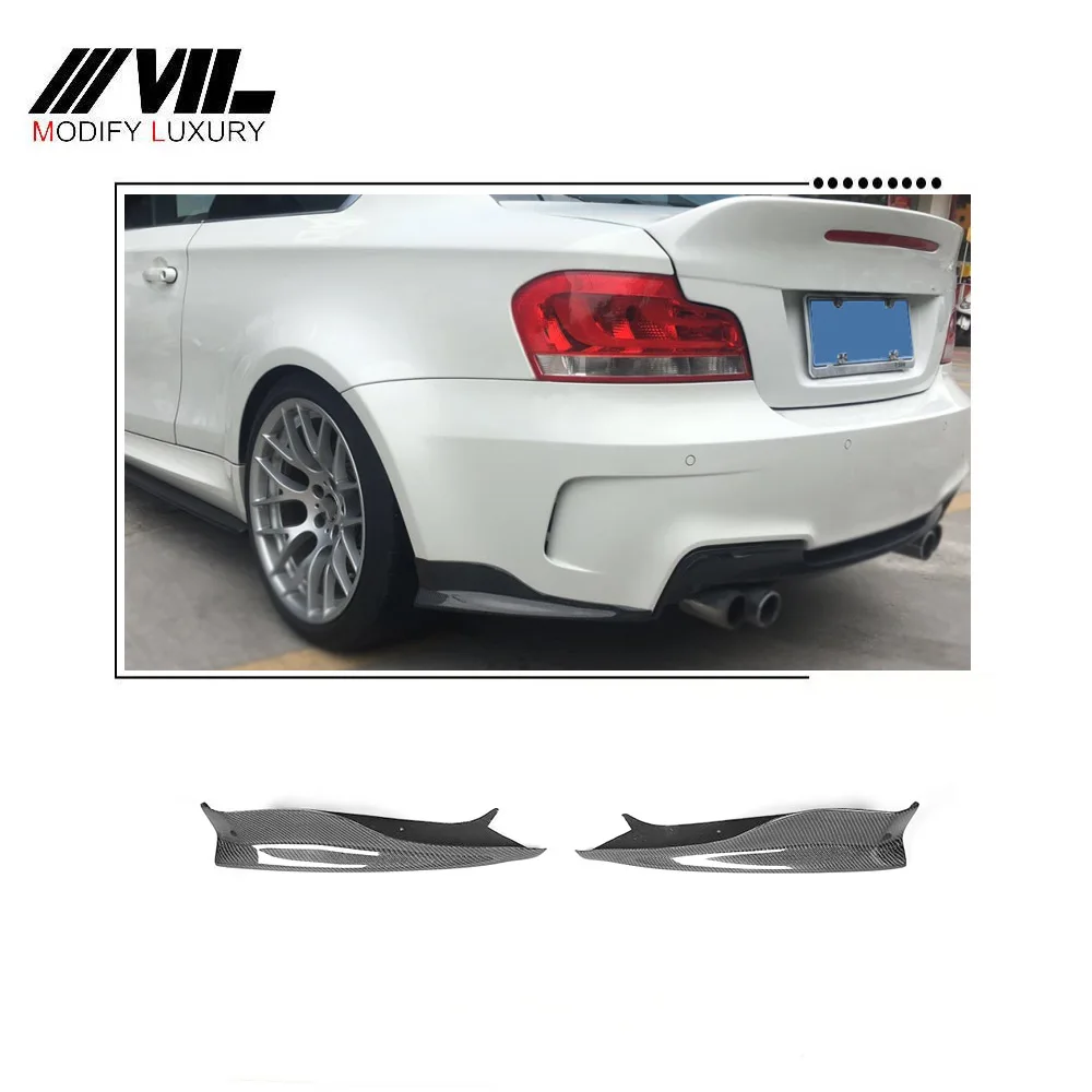 E82 1m Carbon Fiber Rear Bumper Splitter Lip For Bmw E82 1m 2d - Buy ...