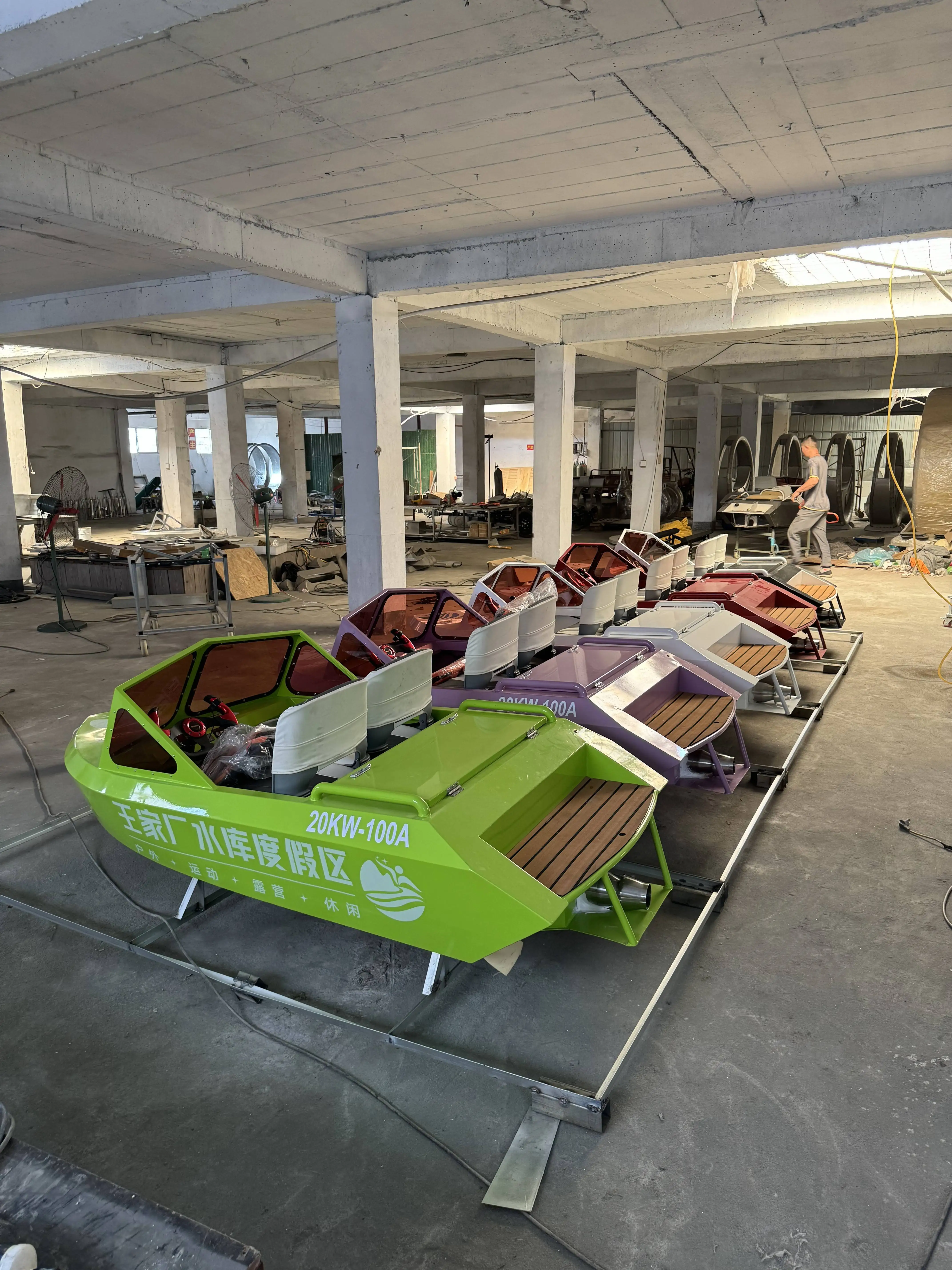 Electric Mini Karting Boat - Perfect for Shallow Water Fishing