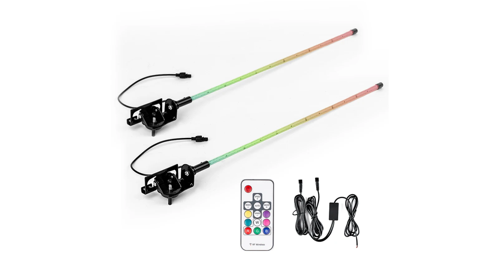 Rcj Led Side Marker Light Remote Control Flexible 360 Spiral Rgb ...