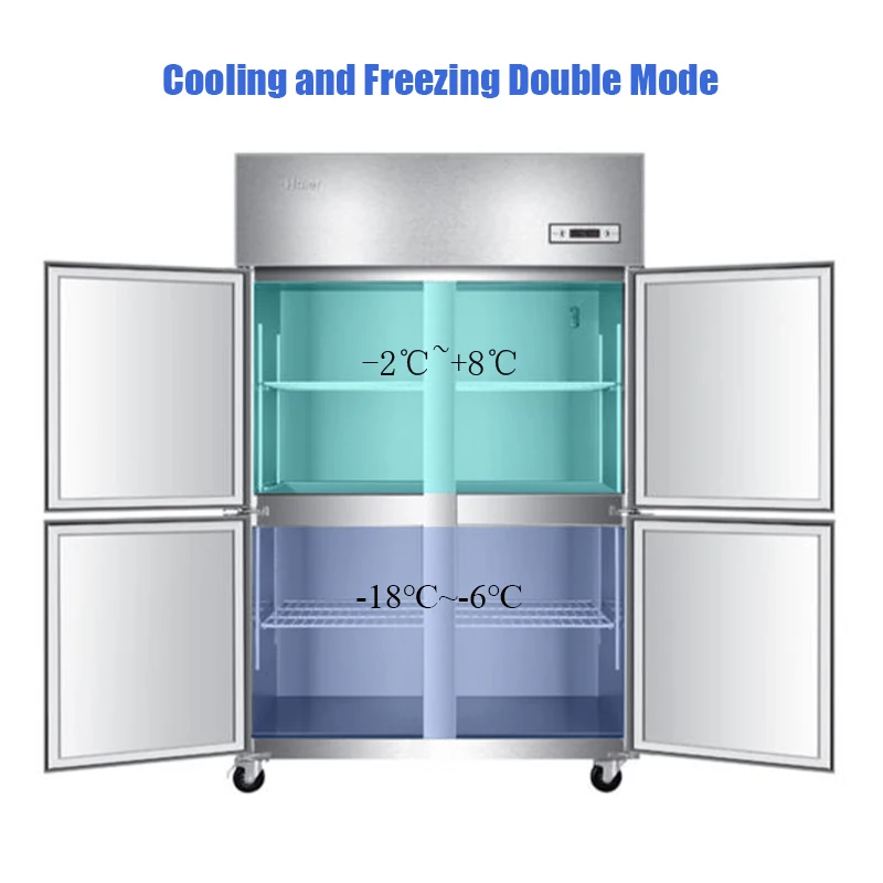 Commercial Upright Freezer Refrigerators Vertical Freezer Fridge For ...