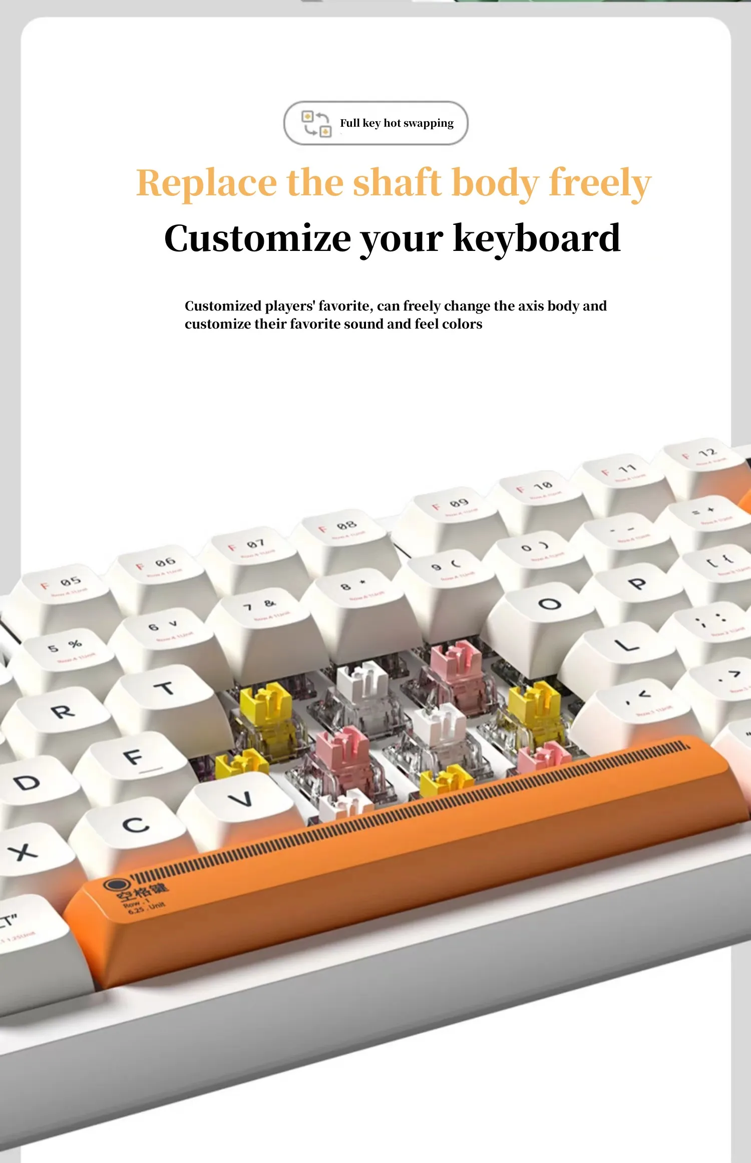 Gaming Keyboard OEM - 81 Key LED Backlit Mechanical Keyboard