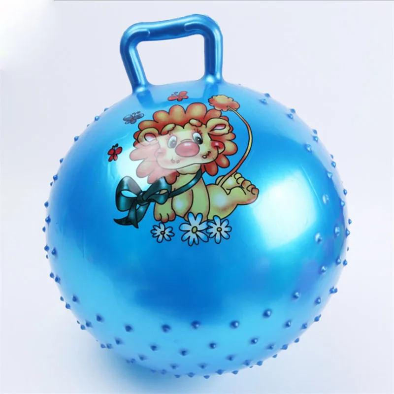 Pvc Jumping Hopper Ball 45cm 55cm 65cm Bouncing Ball With Handle ...