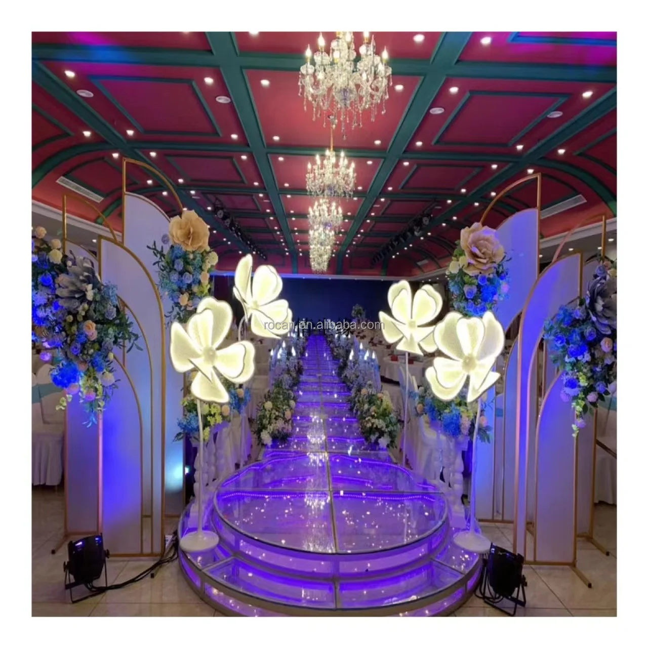 Aluminum Upright Pipe Adjustable Chandelier Light Stand Hook Chandelier ...