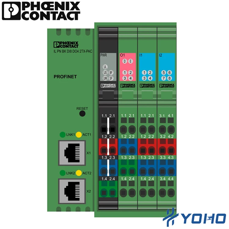 Phoenixcontact Il Pn Bk Di8 Do4 2tx-pac 2703994 Automation Controller ...