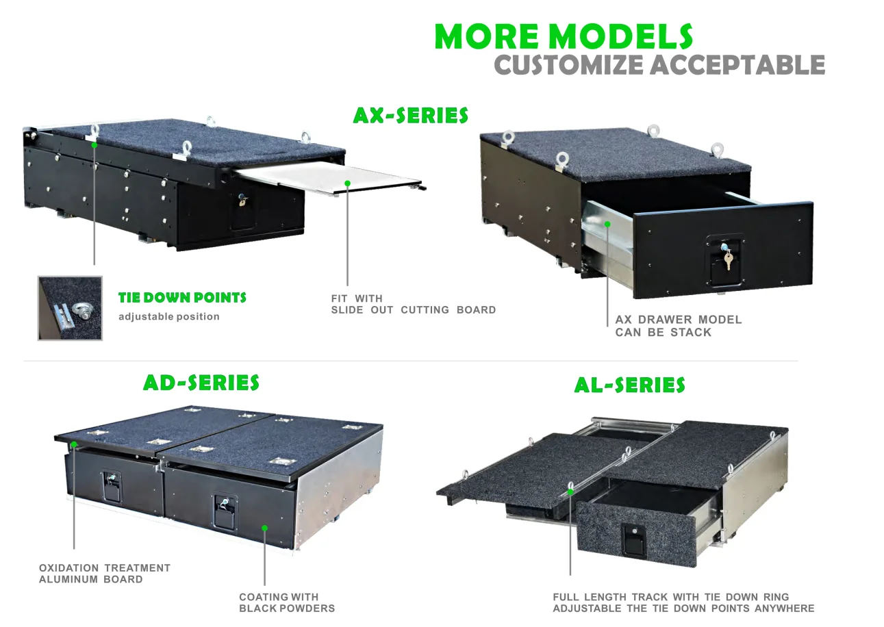 Wholesale Overland Suv Car Rear Storage Box Slide Locker Trunk Drawer ...