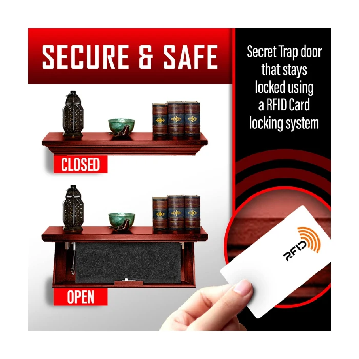 Wooden Tactical Traps Patriot 35s Compact Concealment Shelf Home Decor ...