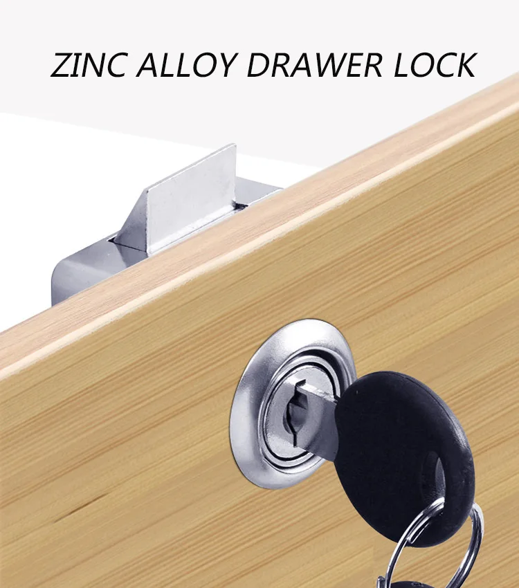 138-22 Drawer Locks Zinc Alloy Cylinder Cam Lock Office Metal Desk ...