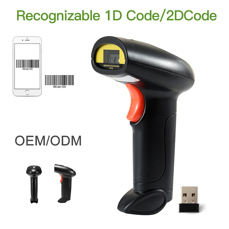 Original Barcode Equipment Handheld 2d Wireless Barcode Scanner For ...
