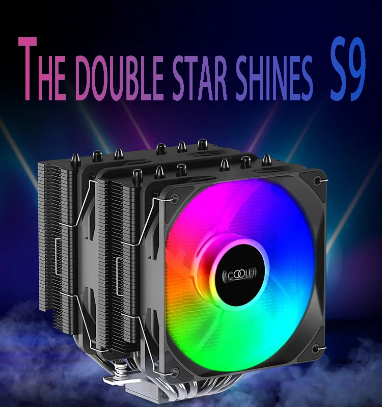 Pccoolereast China Sea Gemini S 9ex Black Cpuair-cooled Radiator ...