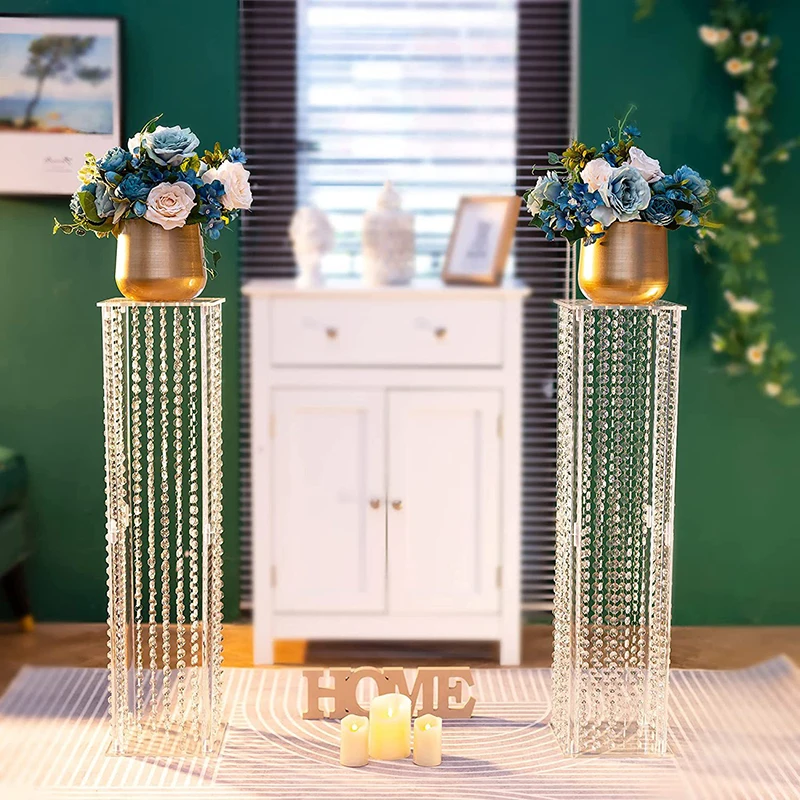 Acrylic Crystal Table Centerpiece Wedding Decoration Crystal Flower ...