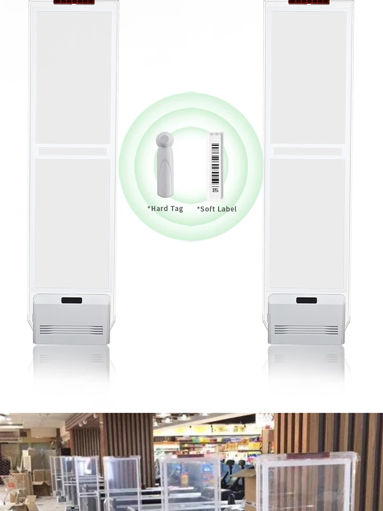 Supermarket Exit Anti-Theft Door Barcode Tag EAS Systems