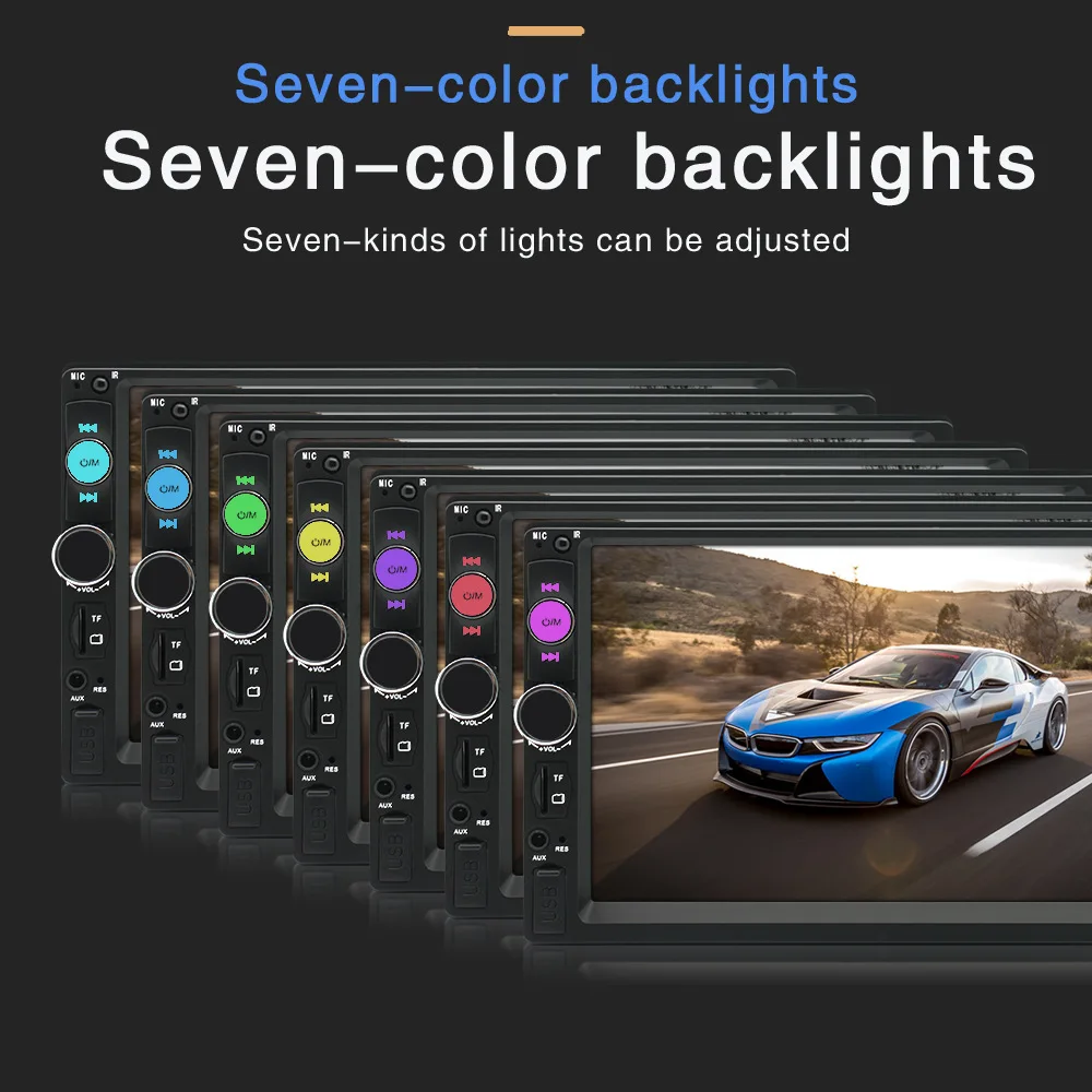 7 Inch 2 Din Car Stereo - Universal MP4 Player with BT