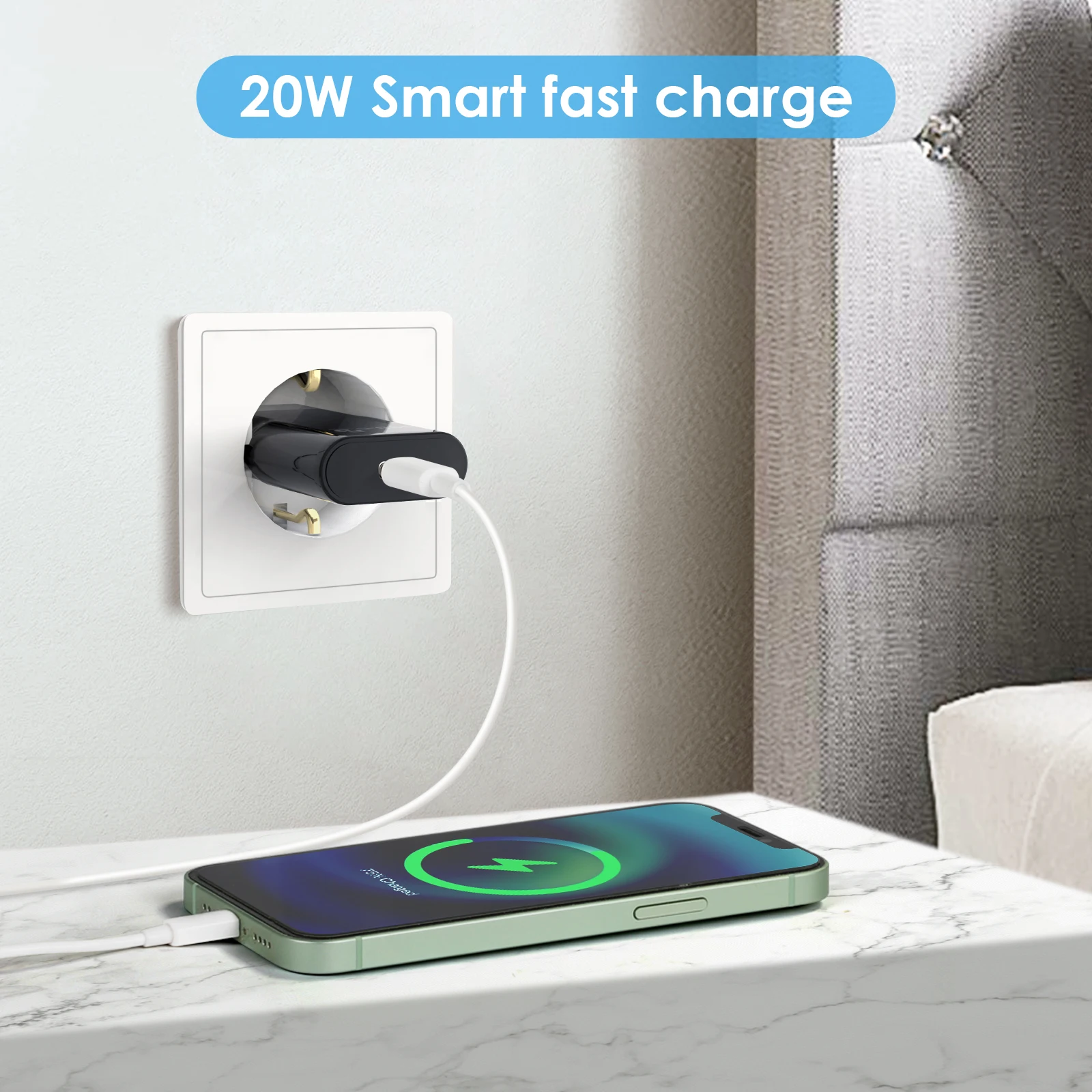 Pd Faster Charger 20w Pd Fast Charge Wall Charger Quick Design Portable ...