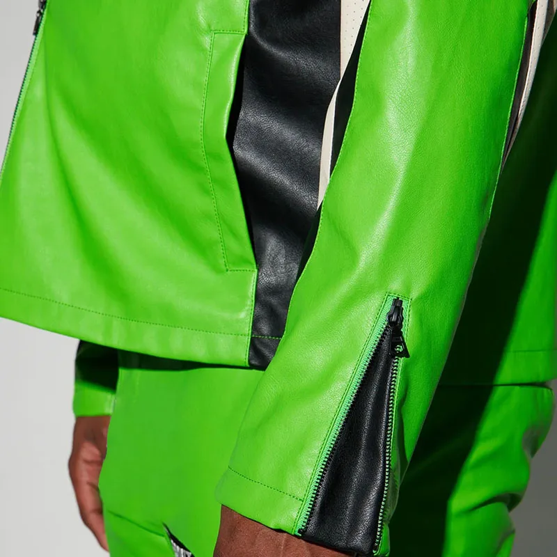 Custom Design Retro Classic Leather Motorcycle Jacket