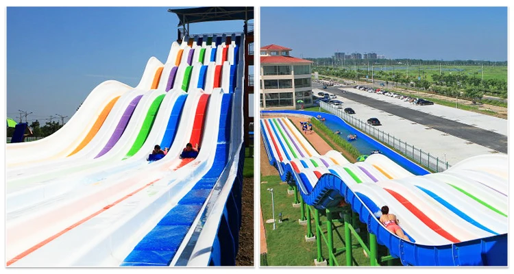 Rainbow Waterslide Fiberglass Water Park Slides For Sale - Buy ...