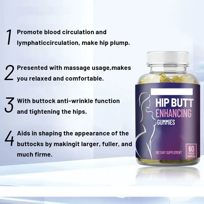 Private Label Bbl Booty Gummies Hip Big Butt Enlargement Gummies Buttocks Hips Gummies - Buy ...