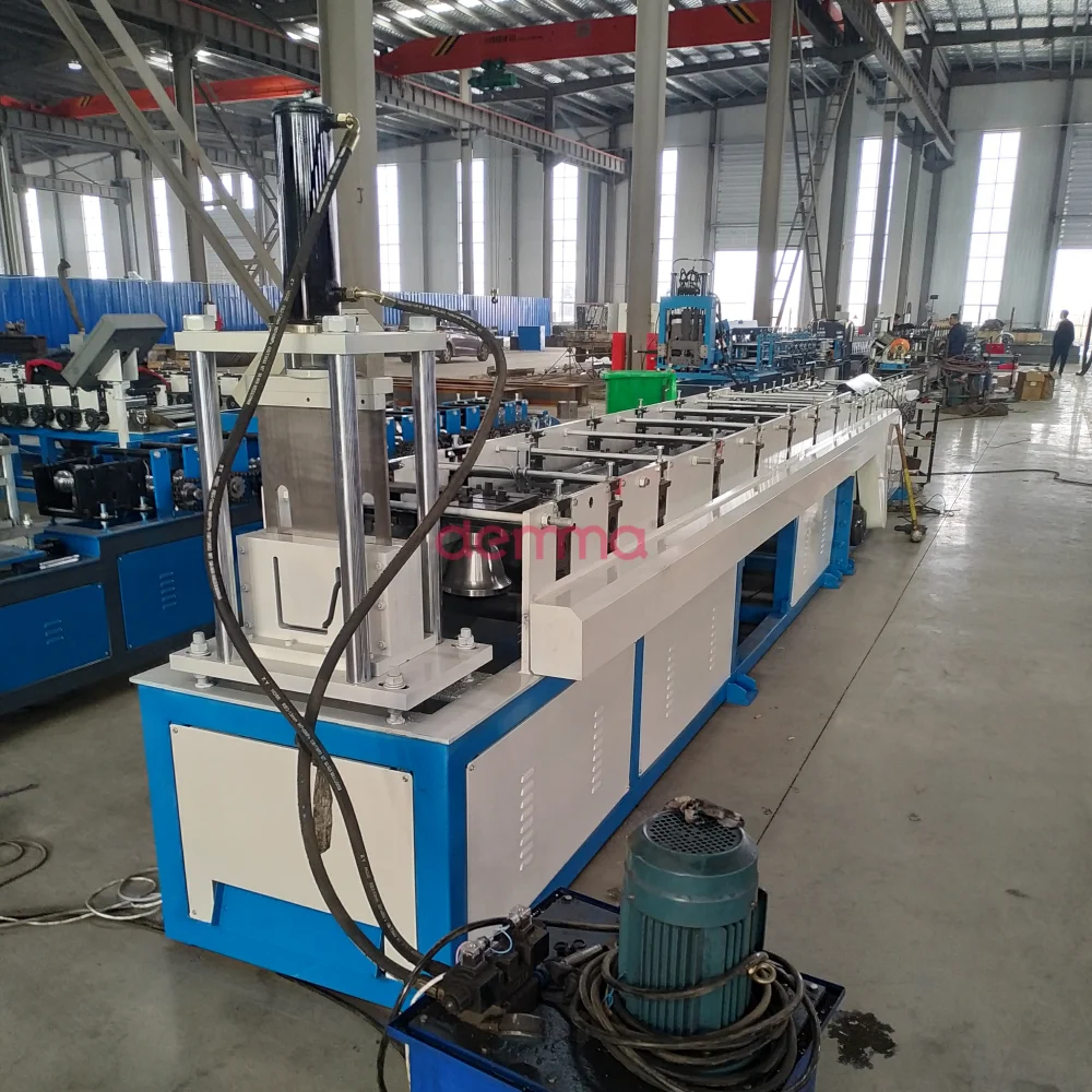 Demma Gutter Downspout Pipe Roll Forming Machine - Buy Gutter Downspout ...