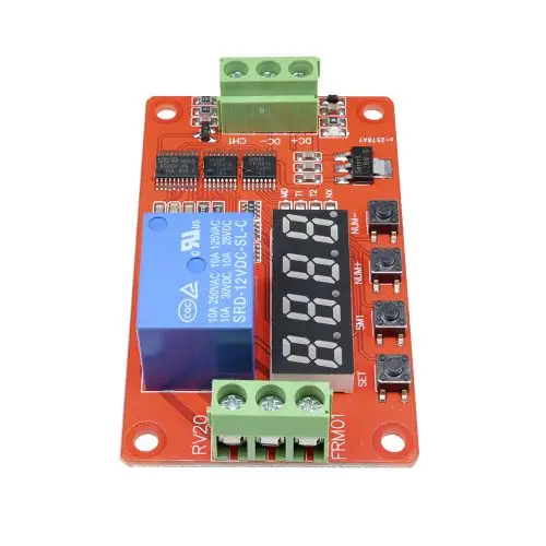 12v Dc Multifunction Self-lock Relay Plc Cycle Delay Time Timer Switch ...