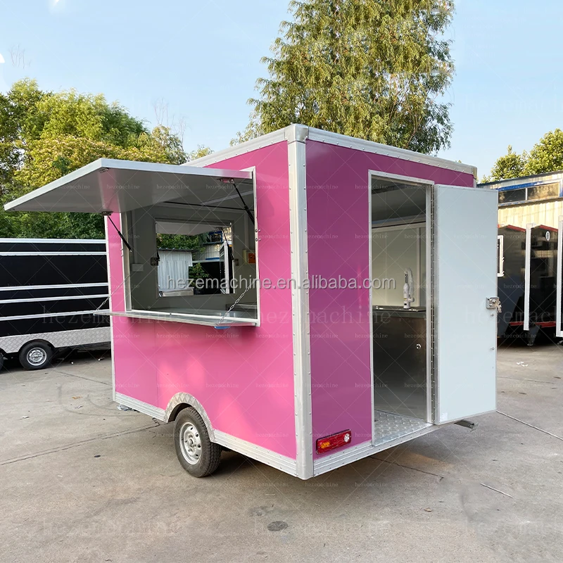 Customized Food Truck Rolling Cart - Fast Food Machine