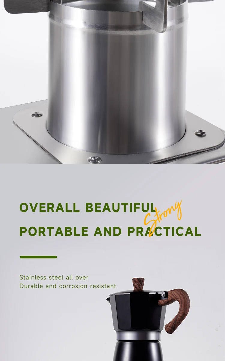 Reda Hot Sale Mini Wood Stove Portable Moka Coffee Outdoor Stove Modern ...