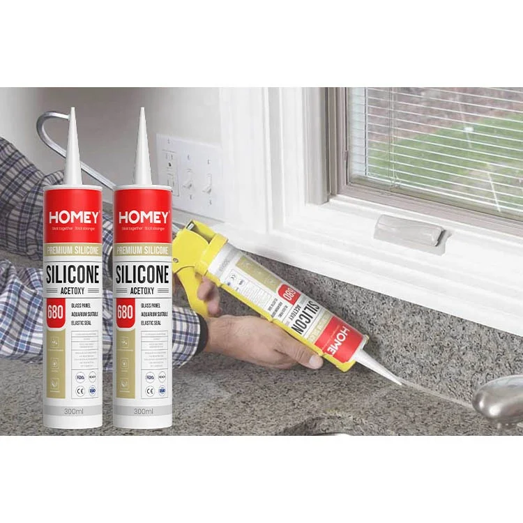 HOMEY Washroom Waterproof Window Silicone Sealant Aquarium clear Acetic ...