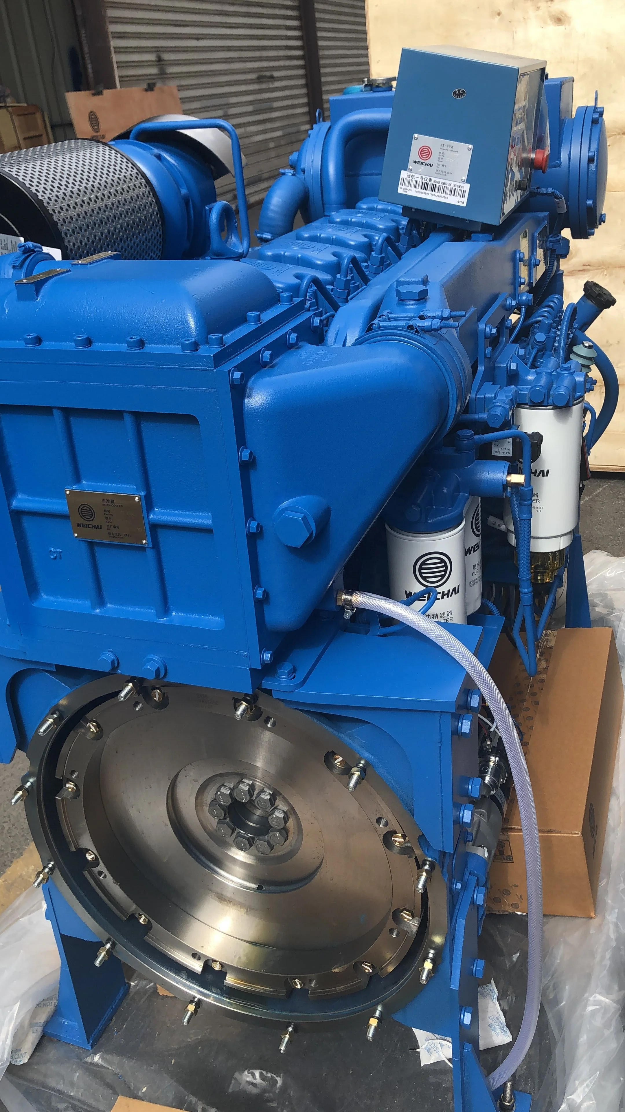 GENUINE WEICHAI MARINE DIESEL ENGINE WD12 375HP for BOAT