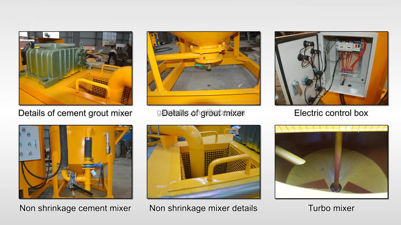 High Efficiency Chinese Grouting Mixer for Soil Nail Works