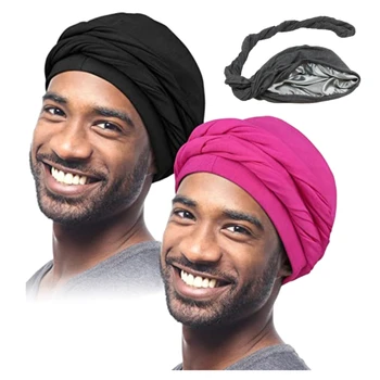 Ff707 Ethnic Halo Turban Durag Head Scarf Soft Elastic Cotton Head Wrap ...
