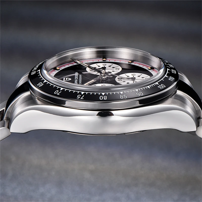 PAGANI DESIGN Men's Luxury Quartz Chronograph Watch with Stainless ...
