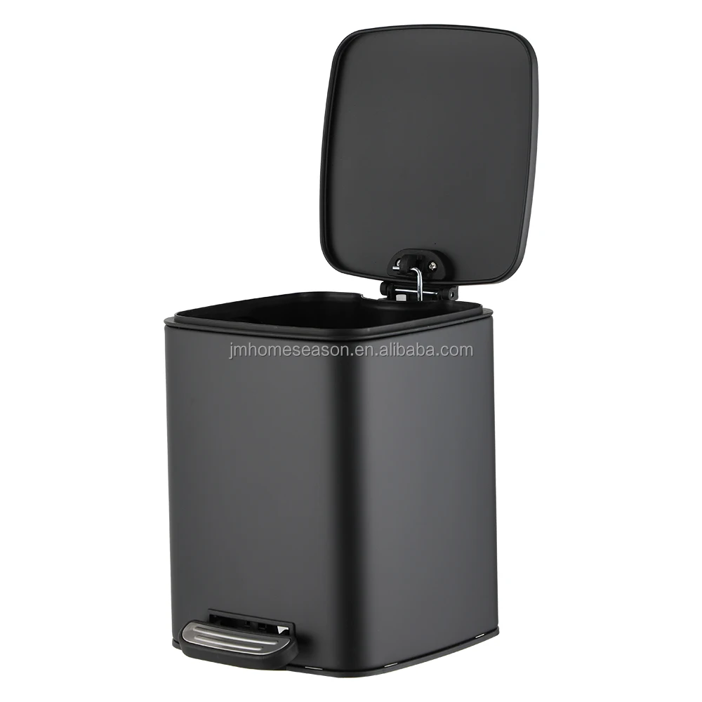 20 liters metal stainless Steel big large garbage Step Pedal Waste Bin ...